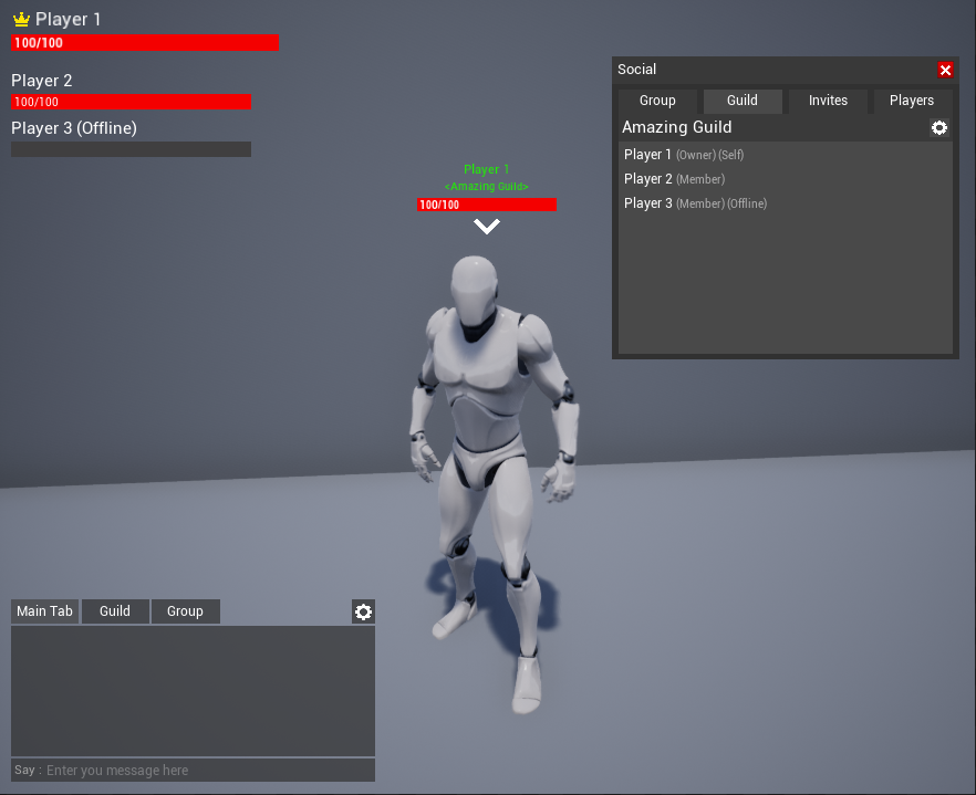 Chat Groups Guilds – Defuse Studios