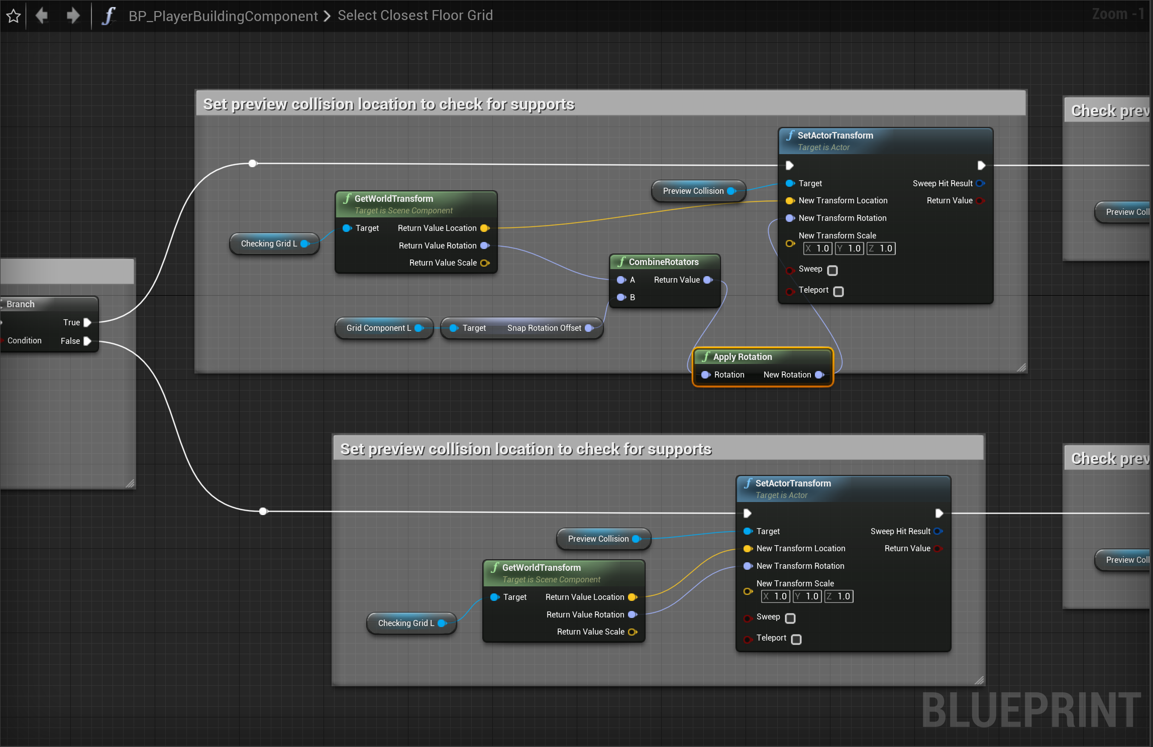 PBS V2 – Fixed preview collision actor not rotating – Defuse Studios
