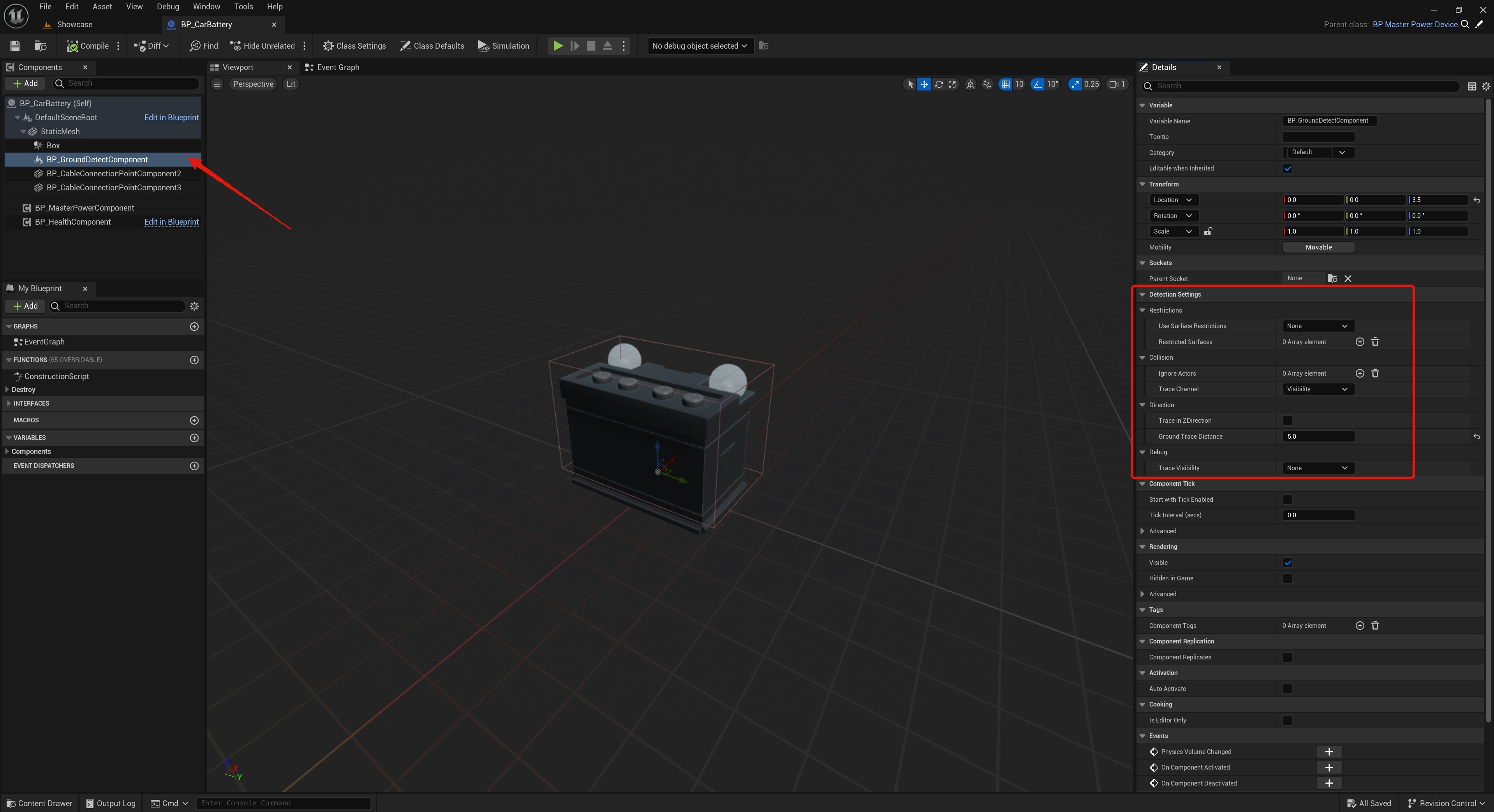 PES – Ground Detect Component – Defuse Studios