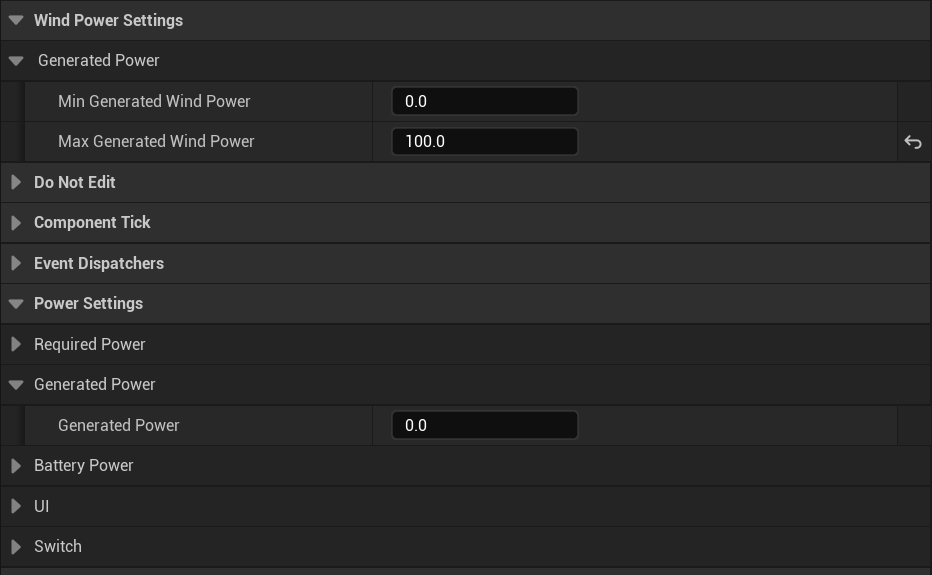 PES – Generated Power Settings – Defuse Studios